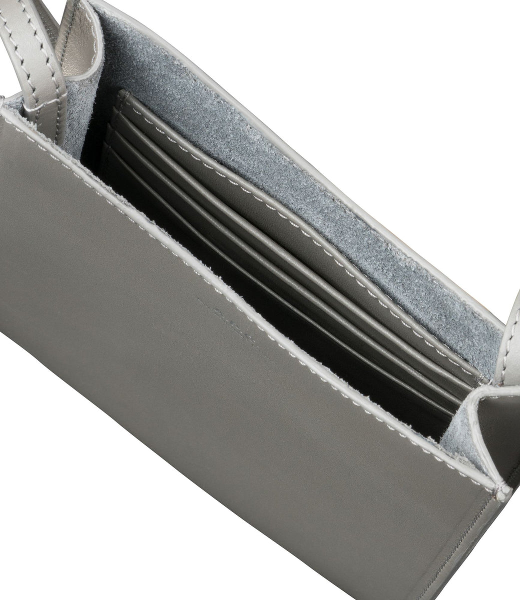 JAMIE NECK POUCH STEEL GREY – Maison Mara