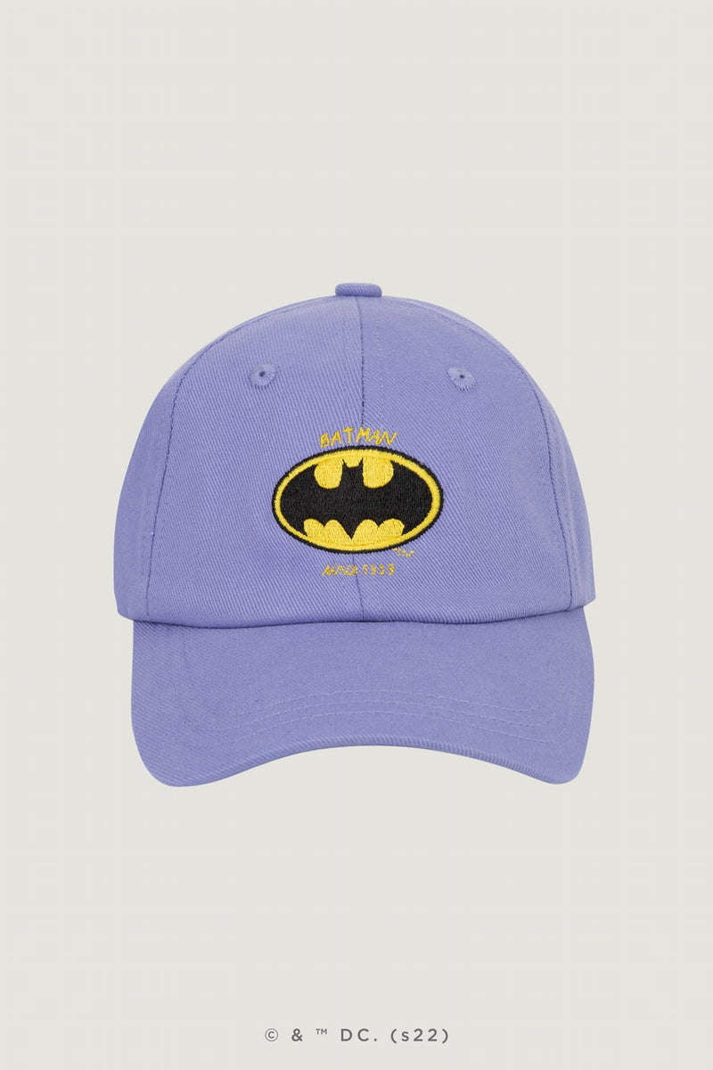 CAP BATMAN LOGO ULTRAVIOLET – Maison Mara
